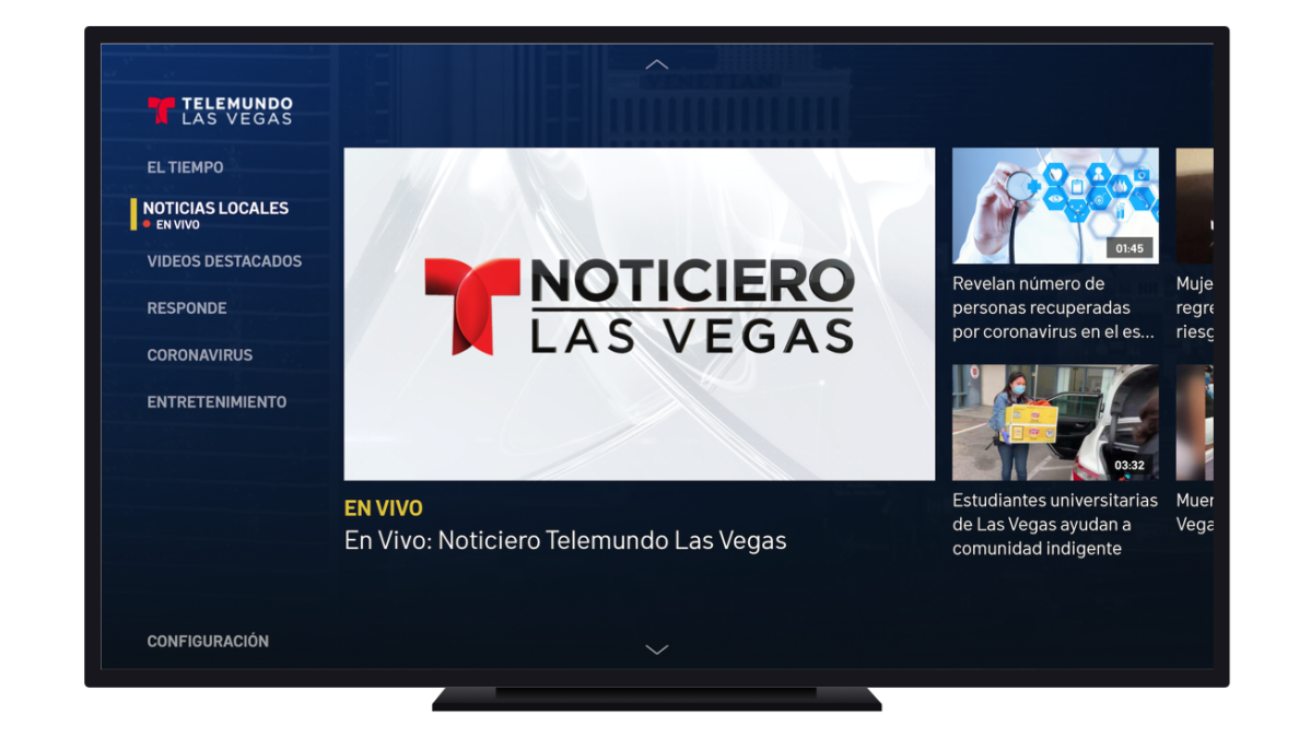 Telemundo Las Vegas presenta sus renovadas aplicaciones de Roku y Apple ...