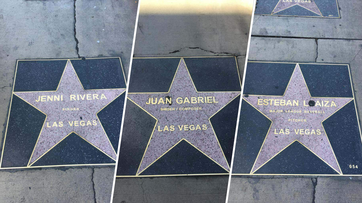Vándalos le quitan el brillo a las estrellas del Paseo de La Fama de Las Vegas – Telemundo Las Vegas